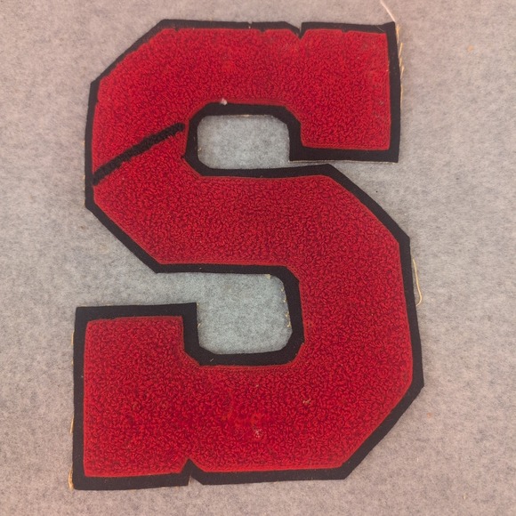 Office | Vintage 1946 Sylacauga High School Varsity Letter S Patch Red ...